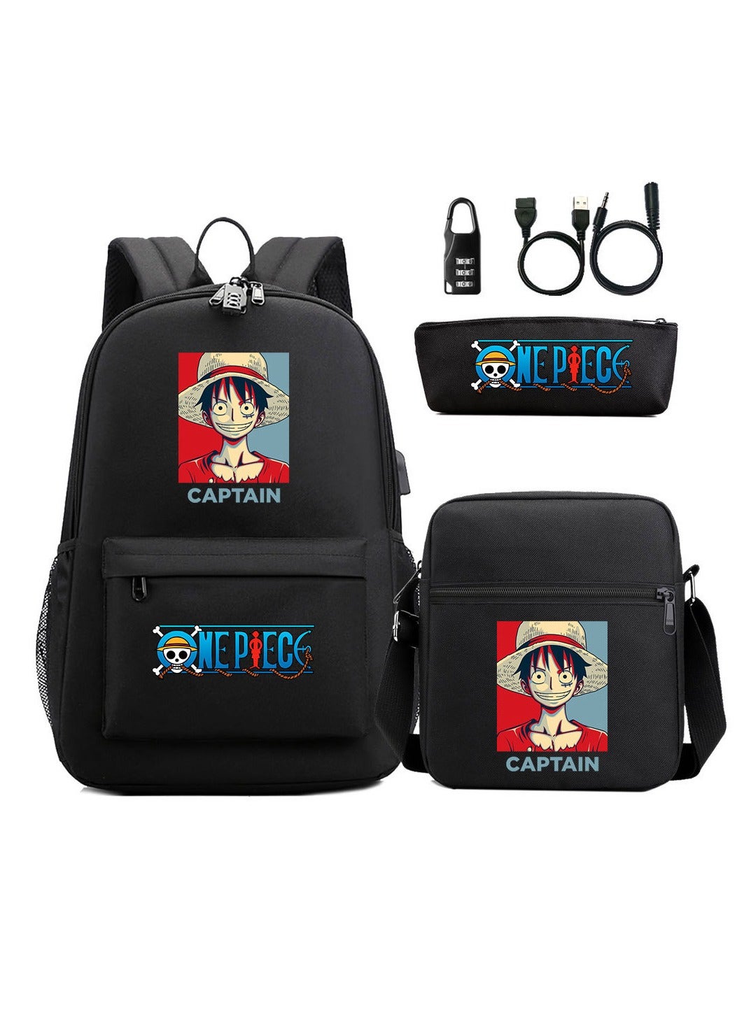 Generic One Piece USB Three Piece Backpack | Best Price KSA | Riyadh ...
