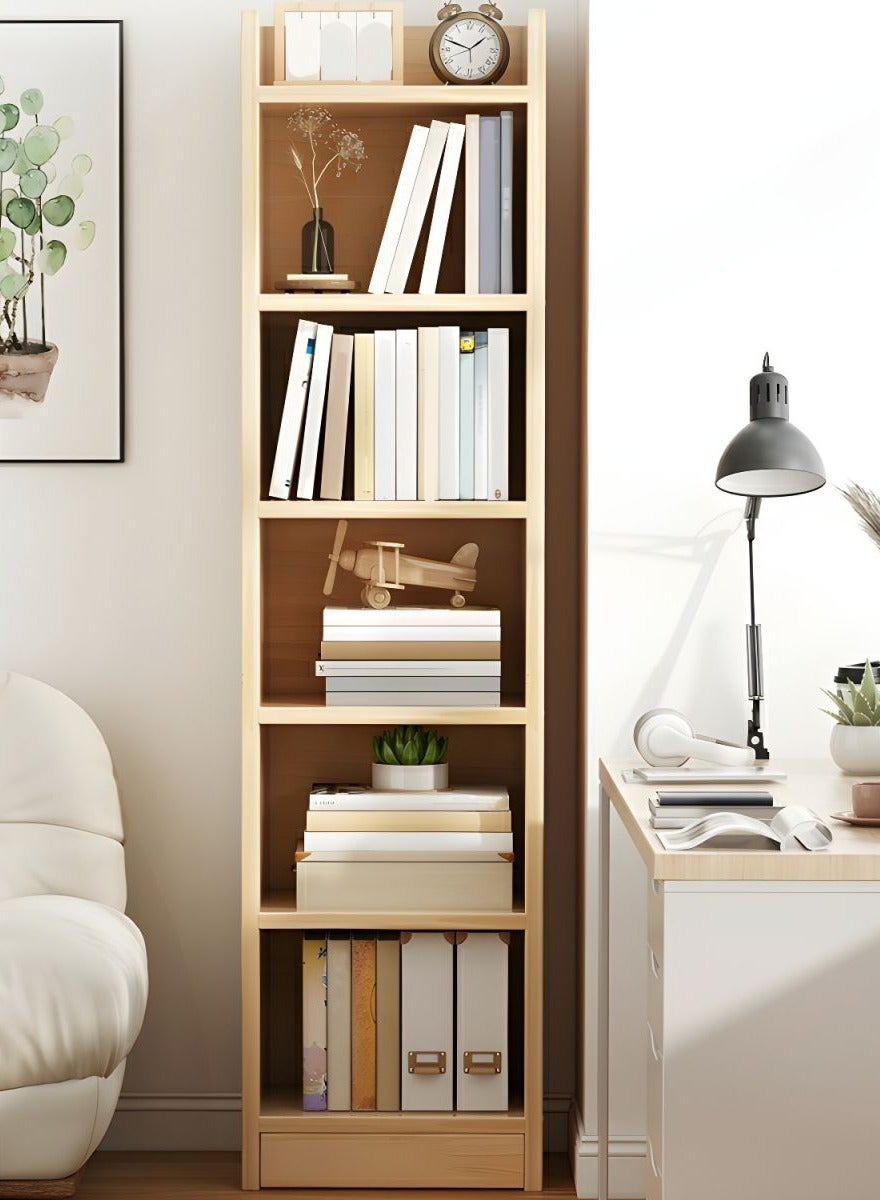LINGWEI 6-Tier Open Book Shelf Cabinet Modern Display Storage Rack ...