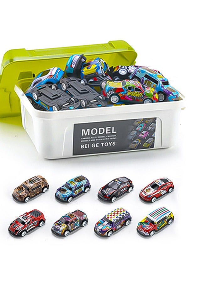 Generic Pull Back Car Alloy Race Car Inertia Toy Car Kids Car Model Kit ...
