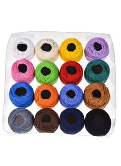 SYOSI Crochet Cotton, Crochet Thread Set, Cotton Yarn Balls,for DIY ...