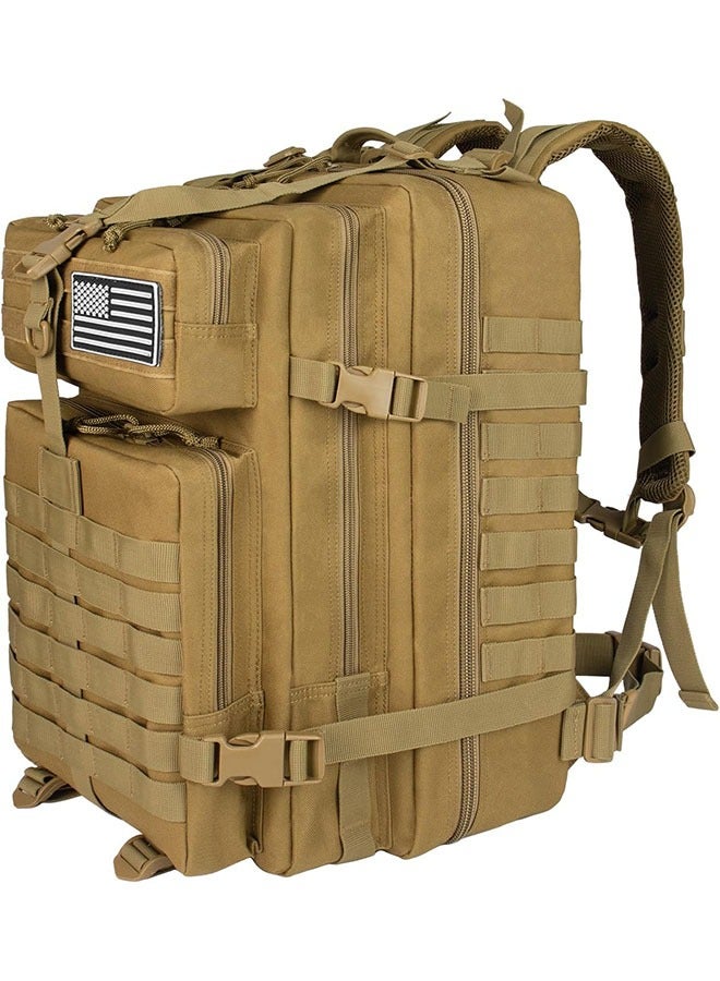 Arabest Military Tactical Backpack, Army Daypack 45L,Molle Bag,Large ...