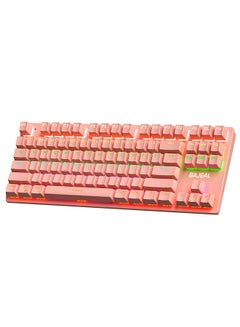 BAJEAL 87 Keys Wired Mechanical Keyboard Mixed Light Mechanical ...