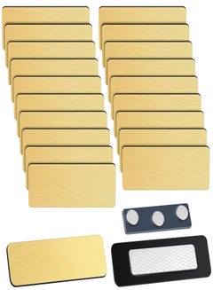 Excefore EXCEFORE, 25 Pack Magnetic Name Tags, Blank Name Badge Holder ...