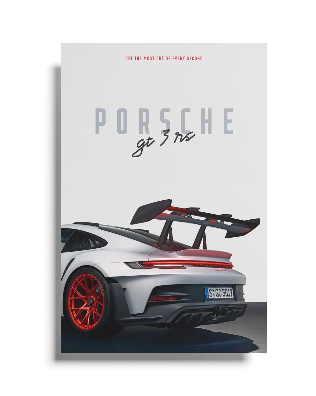 PodiumPe PodiumPe Porsche 911 GT3 RS Sports Car Poster for Walls GT3 Racing Cars A3 300 GSM ...