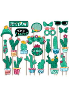 Birthday Galore Birthday Galore Cactus Photo Booth Props Kit - 20 Pack ...