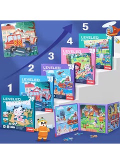 Generic Leveled Puzzle, Magnetic Puzzle Book for Kids, Wooden ...
