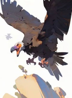 Generic Cute animal illustration canvas poster cat dog duck panther ...