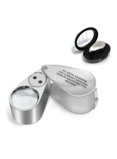 Generic 40X Full Metal Illuminated Jewelry Loupe Magnifier - Compact ...