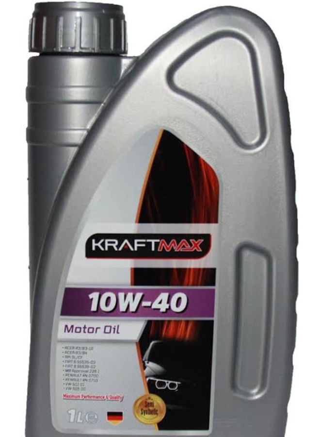 Kraftmax Kraft Max Motor oil - 1L - API:SN - 10w40 | Best Price Egypt ...