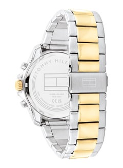 TOMMY HILFIGER Men's Analog Round Shape Stainless Steel Wrist Watch ...