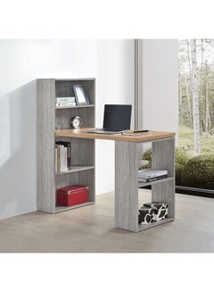DANUBE HOME Haslem Computer Table Office Desk Workstation Modern PC ...