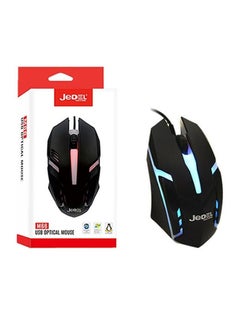 JeDEL Jedel M66 USB wired Led Lighting Optical Mouse - Black KSA ...