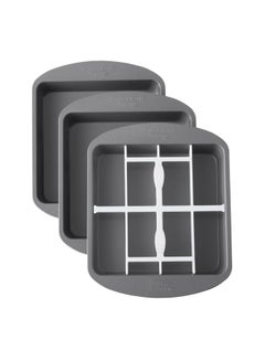Wilton Square Checkerboard Cake Pan Set Black UAE | Dubai, Abu Dhabi