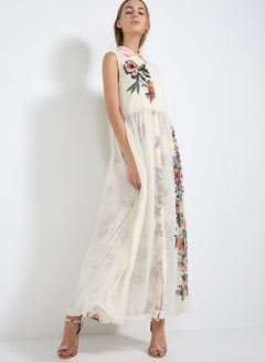 ANOTAH Romantic Maxi Dress Multicolour UAE | Dubai, Abu Dhabi