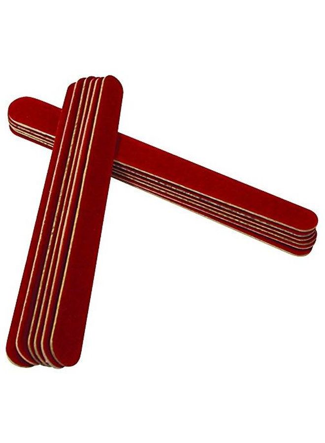 Beautytime 12-Piece Emery Boards 12cm Red | Best Price KSA | Riyadh, Jeddah