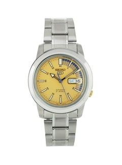 Seiko Men's Stainless Steel Band Analog Automatic/Kinetic Watch SNKK29 ...