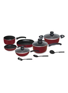 FRIGIDAIRE 12-Piece Glamour Cookware Set Red UAE | Dubai, Abu Dhabi