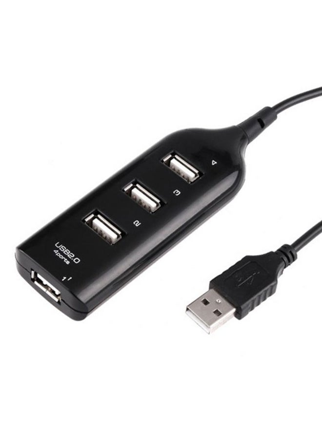 oem High Speed Mini 4 Port USB 2.0 Hub Black | Best Price UAE | Dubai ...