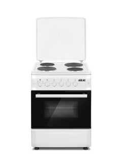 AKAI Electric Oven With 4 Burner Gas Cooker CRMA5051EC White UAE ...