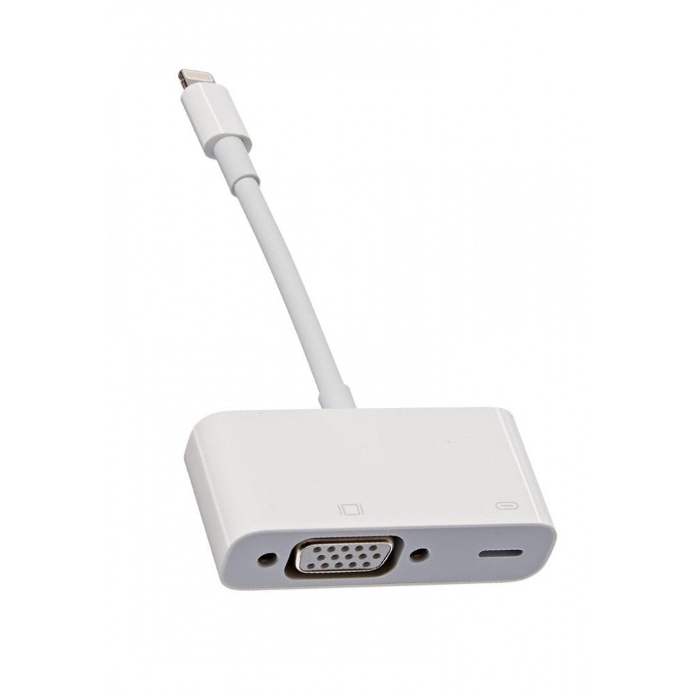 Generic Lightning To VGA Adapter White | Best Price KSA | Riyadh, Jeddah