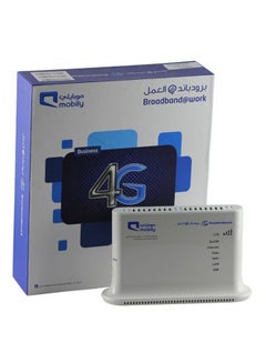 Mobily 4G Router Without Subscription 4 Mbps White KSA | Riyadh, Jeddah