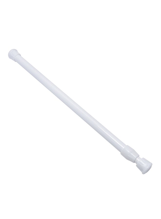 Bluelans Extendable Telescopic Spring Curtain Rod White 70 ...