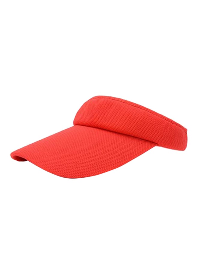 Bluelans Solid Pattern Visor Cap Red | Best Price UAE | Dubai, Abu Dhabi
