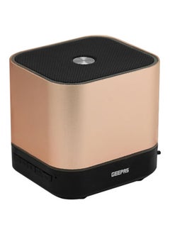 GEEPAS Rechargeable Bluetooth Speaker With Mic Gold/Black UAE | Dubai ...