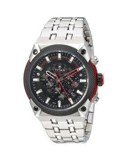 TITAN Men's Water Resistant Stainless Steel Analog Watch 90087KM01 KSA ...