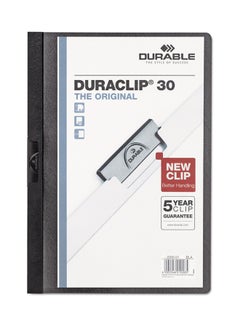 Durable 25-Piece Clip File Folder Set Black UAE | Dubai, Abu Dhabi