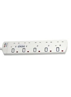 KOOLEN 5-Way Plug Socket White KSA | Riyadh, Jeddah