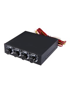 Generic Full Brushed Aluminum 4 Channels Fan Speed Temperature ...