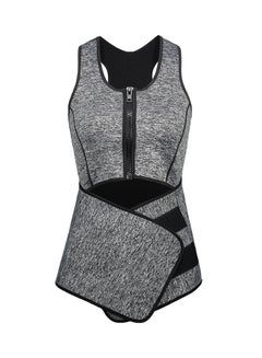 Generic Racerback Half Zip Sport Corset Grey | Best Price UAE | Dubai ...