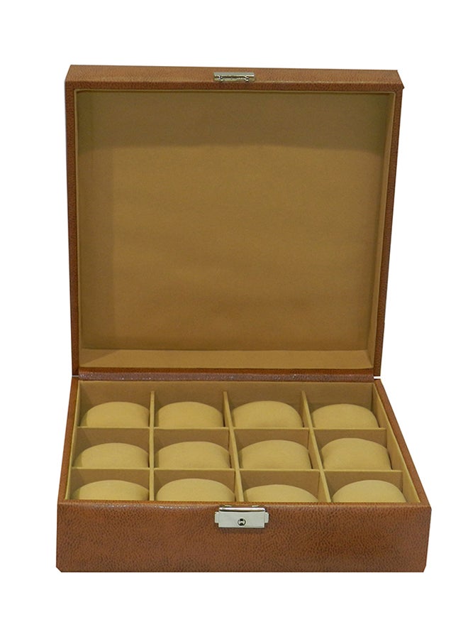LAVERI LEATHER unisex 12-Piece Watch Organizer | Best Price UAE | Dubai ...