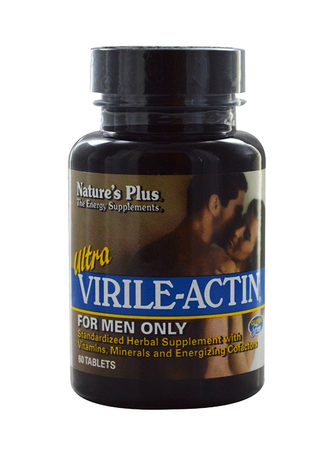 Natures Plus Ultra Virile-Actin Herbal Supplement 60 Tablets | Best ...
