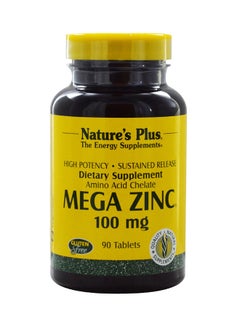 Natures Plus Mega Zinc Sustained Release - 90 Tablets KSA | Riyadh, Jeddah