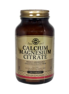 Solgar Calcium Magnesium Citrate 100 Tablets UAE | Dubai, Abu Dhabi