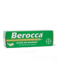 BAYER Berocca Calcium And Magnesium - 10 Effervescent Tablets UAE ...
