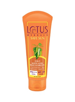 Lotus Safe Sun 3-In-1 Matte Look Daily Sunblock SPF 40 50grams UAE ...