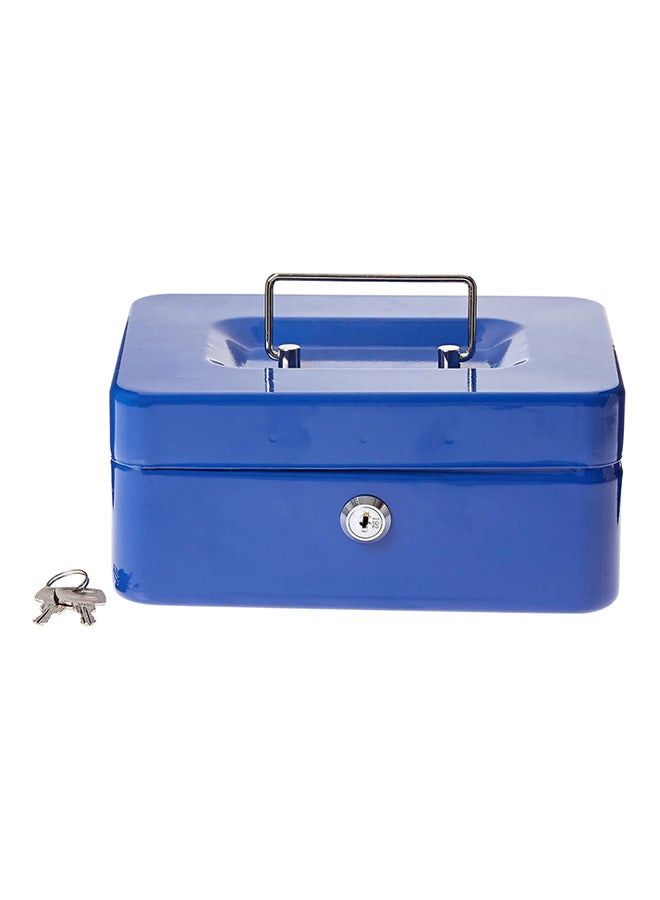 Generic Metal Cash Box Blue | Best Price UAE | Dubai, Abu Dhabi