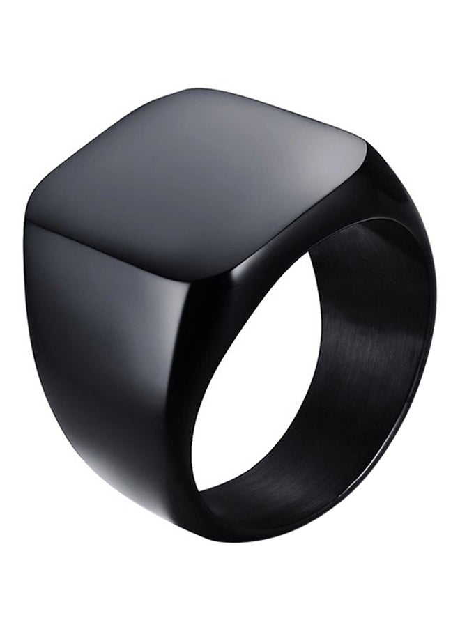 ROMAD Titanium Signet Ring | Best Price KSA | Riyadh, Jeddah