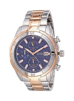 GUESS Men's Water Resistant Stainless Steel Chronograph Watch W0746G1 ...