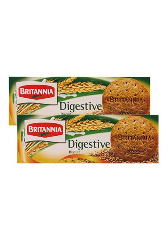 Britannia High Fiber Digestive Biscuit Value Pack 400grams Pack of 2 ...