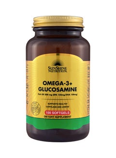 SUNSHINE NUTRITION Omega 3 Plus Glucosamine - 100 Softgels UAE | Dubai ...