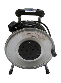 HEDI Extension Cable Reel Silver/Black 50meter | Best Price KSA ...