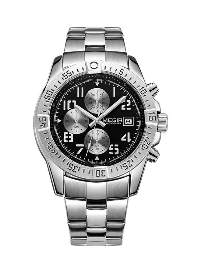 MEGIR men Water Resistant Stainless Steel Chronograph Watch MEGIR-5002 ...