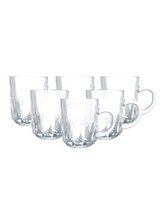 Generic 6-Piece Tea Cup Set Clear 250ml KSA | Riyadh, Jeddah