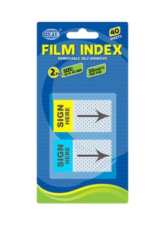 FIS 40 Sheet Film Index Sticky Notes White/blue/Yellow UAE | Dubai, Abu ...