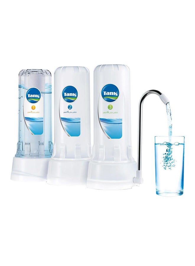 TANK Power 3 Stage 3S Water Filter White | Best Price Egypt | Cairo, Giza