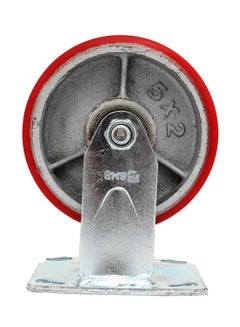 BMB tools Heavy Duty Caster Fixed Wheel Silver/Red 6inch KSA | Riyadh ...